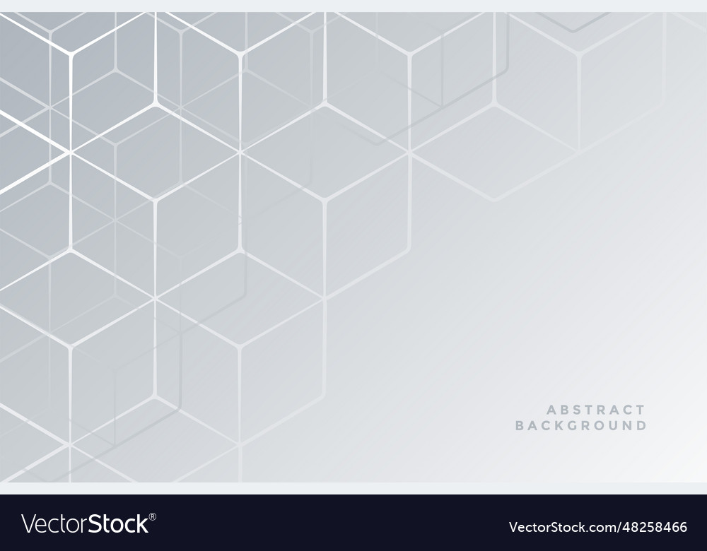 Abstract geometric pattern grey wallpaper Vector Image