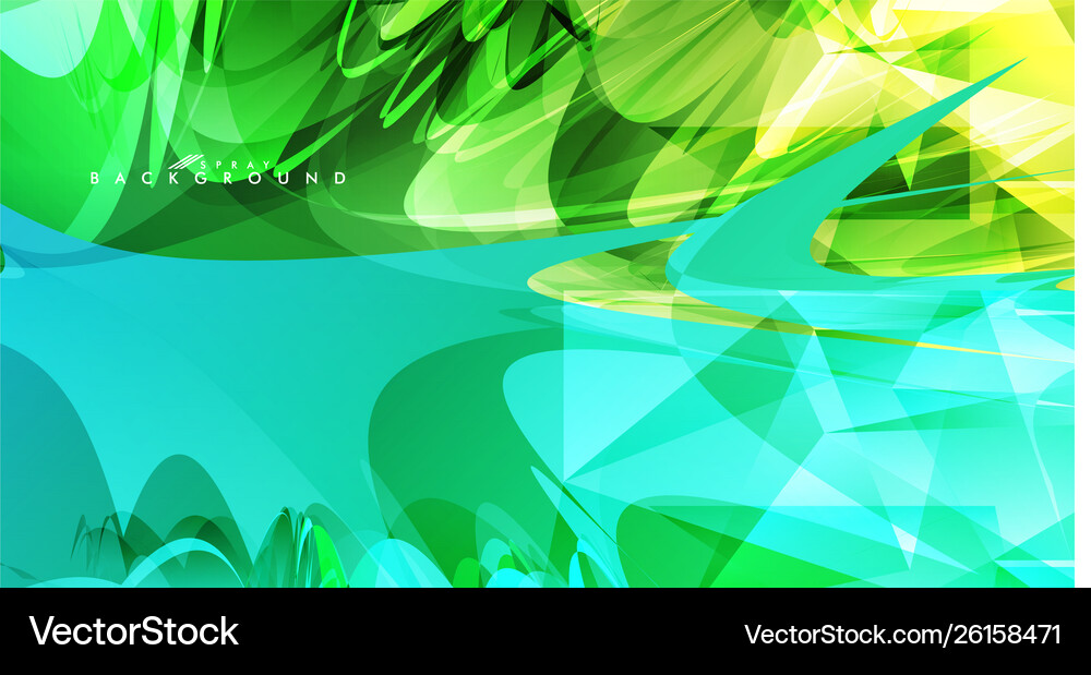 Abstract background color watercolor mix Vector Image