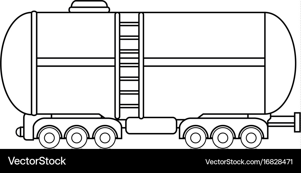 Cargo tank icon Royalty Free Vector Image - VectorStock