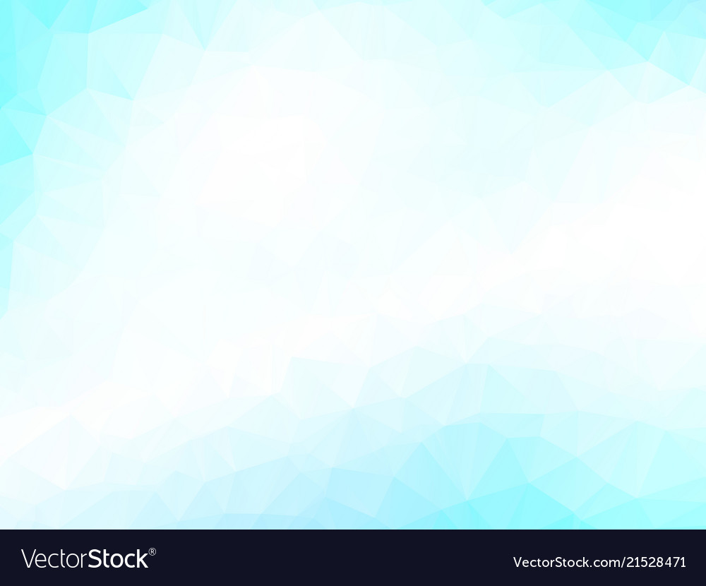 Light blue mosaic triangle pattern Royalty Free Vector Image