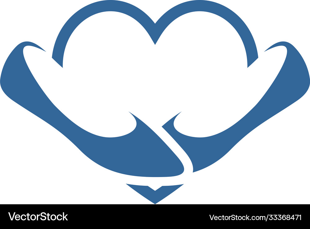 Love shoes logo design concept template icon Vector Image