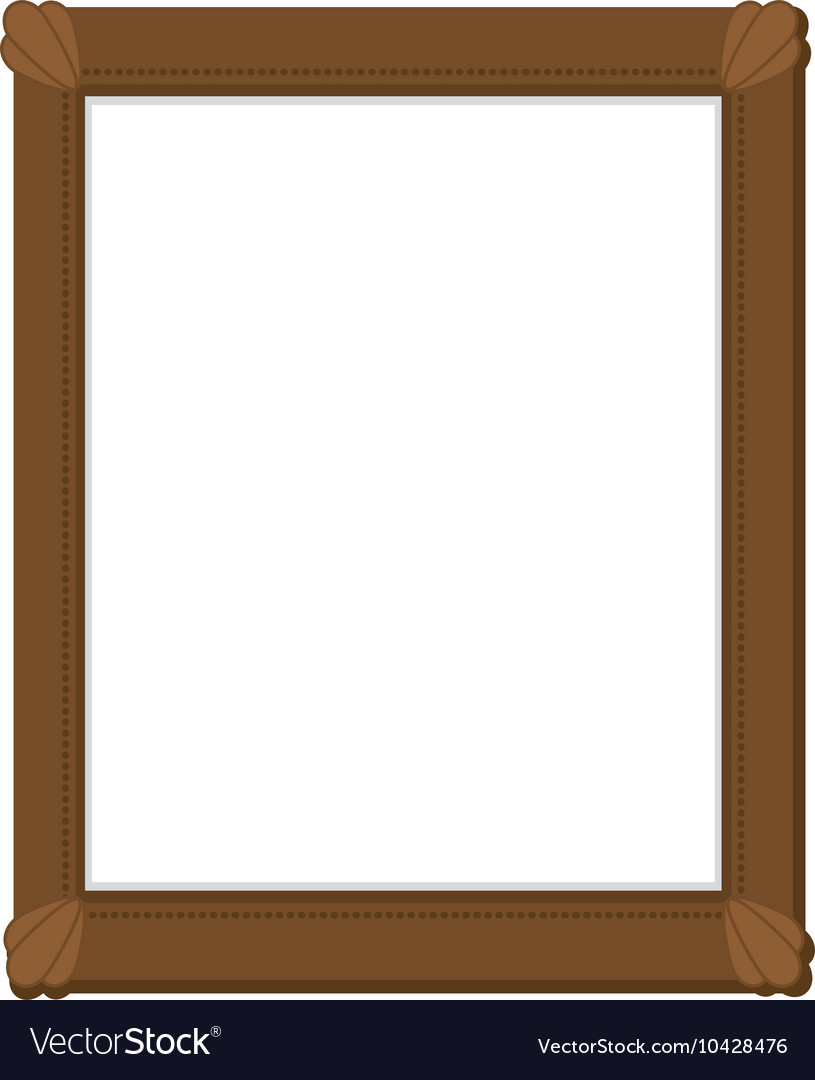 Picture frame border Royalty Free Vector Image