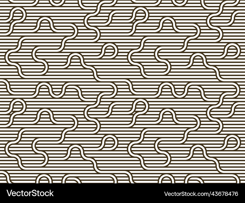 Seamless linear geometric minimalistic pattern Vector Image