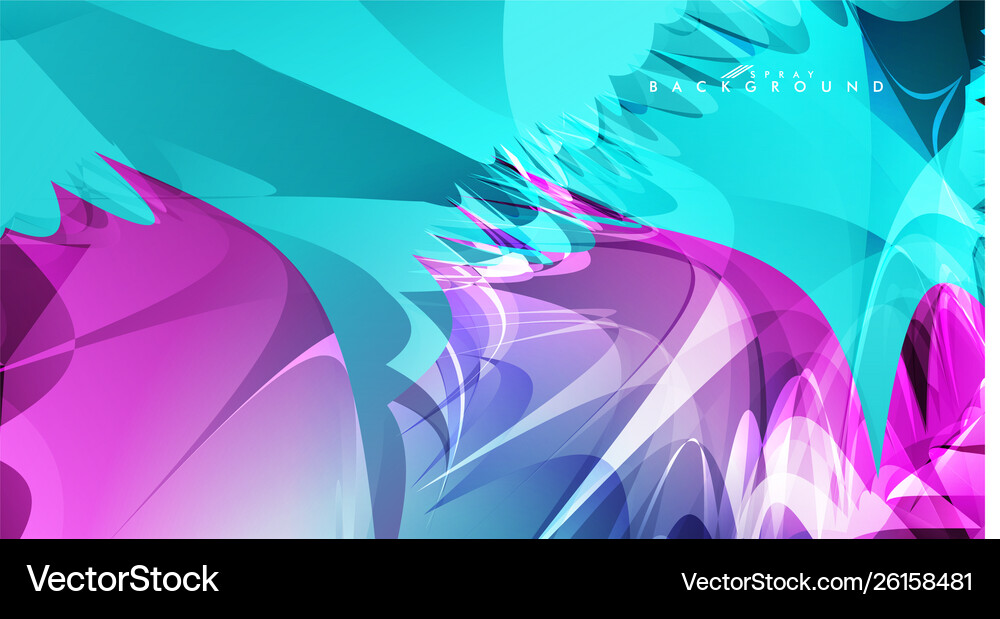 Abstract background color watercolor mix Vector Image