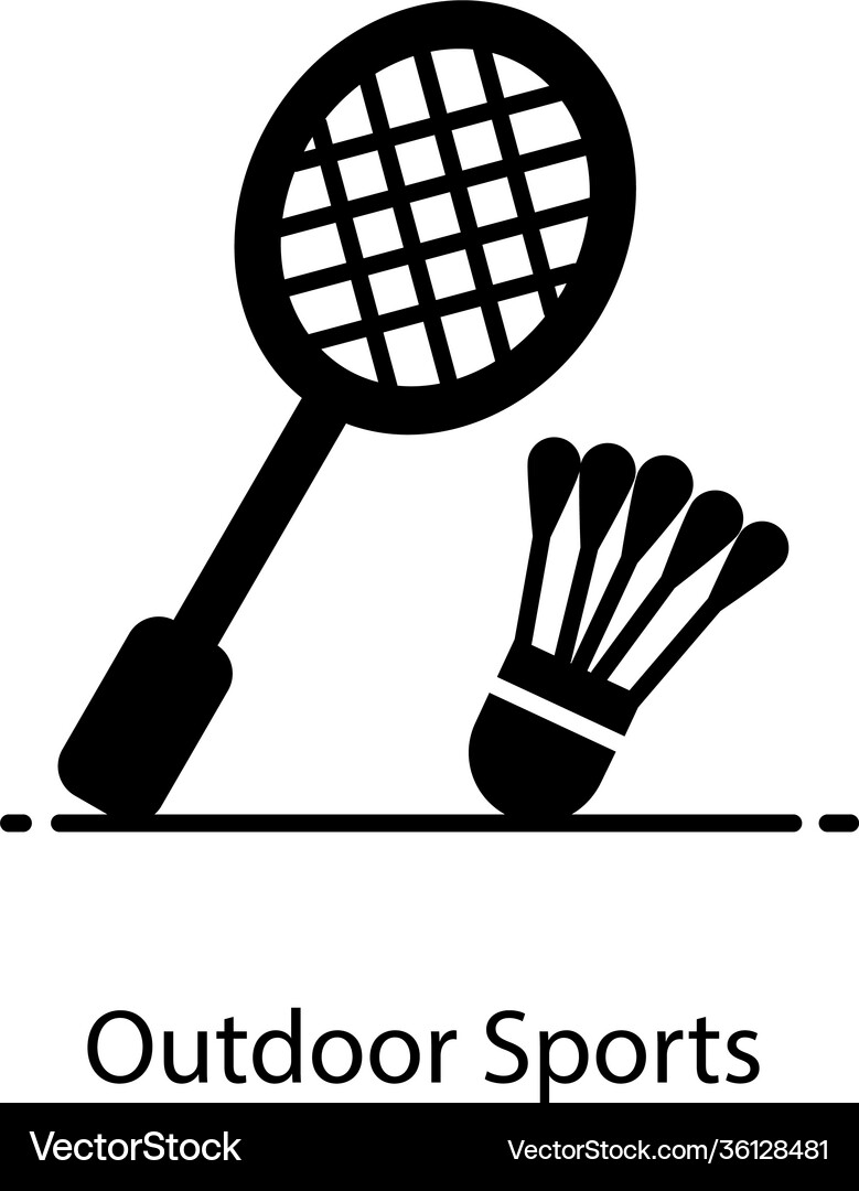 Badminton Royalty Free Vector Image - VectorStock