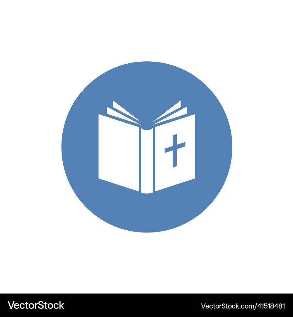 Bible icon elements of web icons in flat design Vector Image
