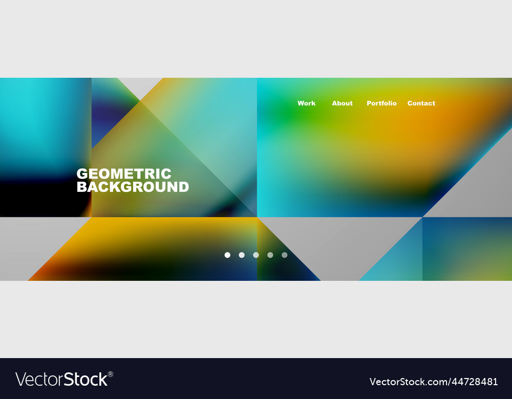 Dynamic lines triangles rectangles geometric Vector Image