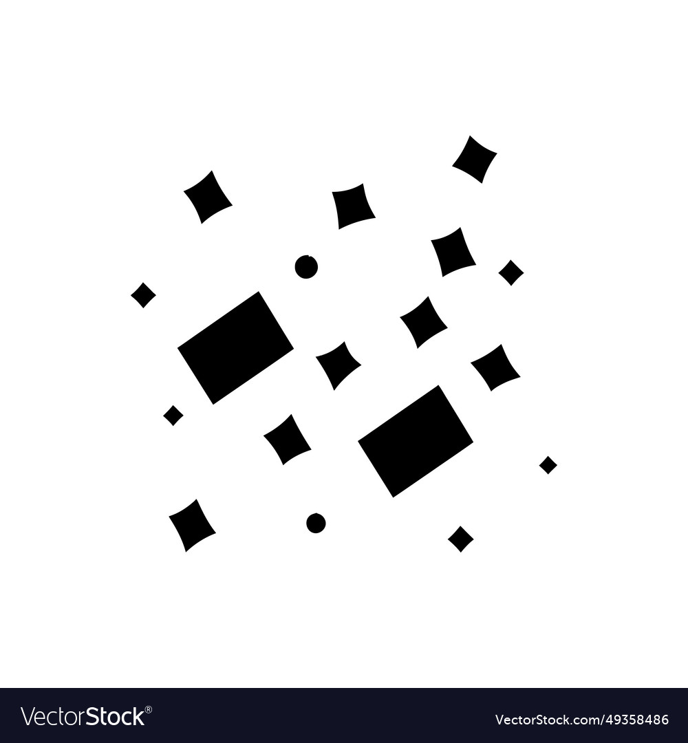 Confetti icon - simple Royalty Free Vector Image Confetti icon - simple Royalty Free Vector Image