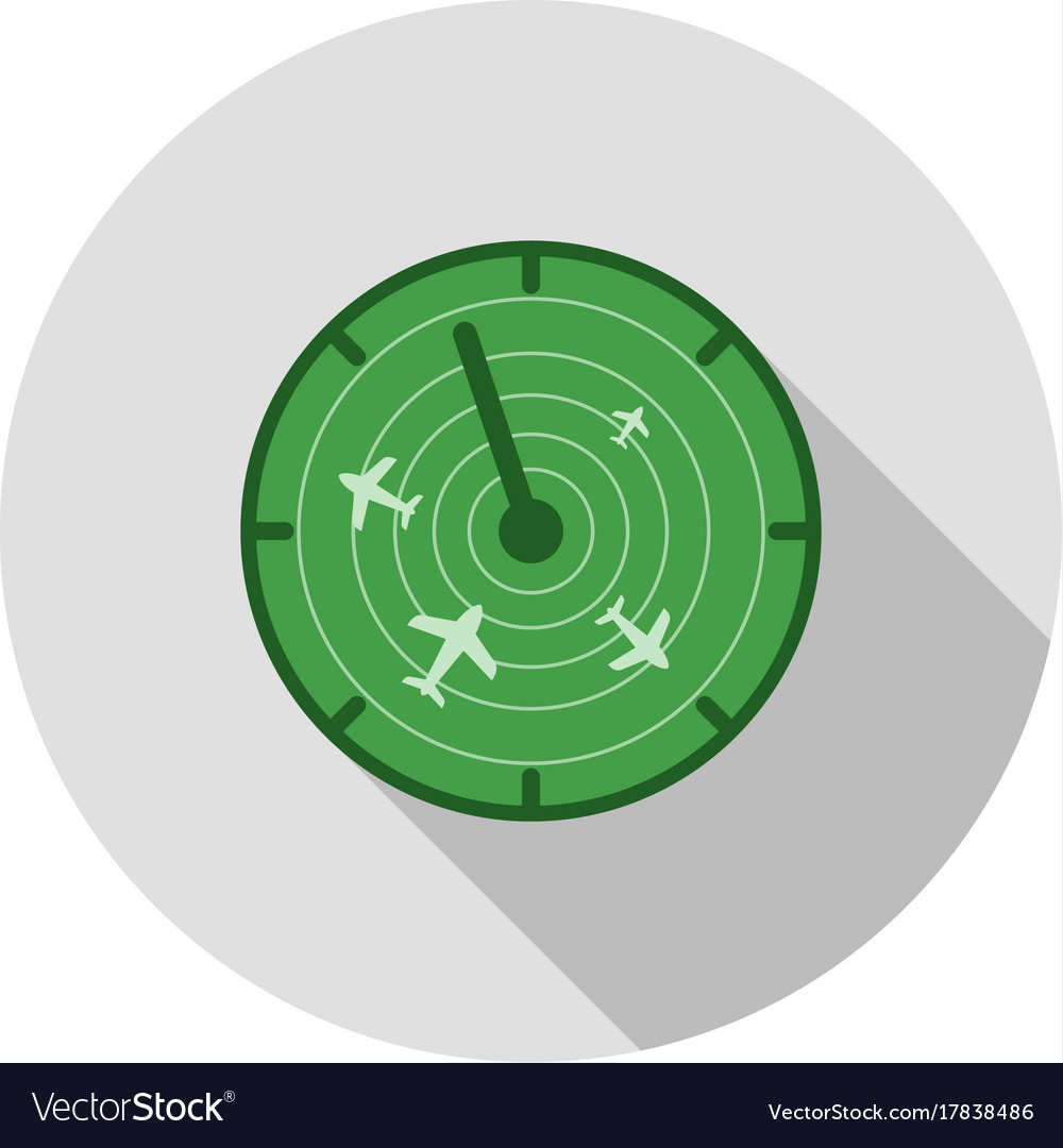 Radar screen Royalty Free Vector Image - VectorStock