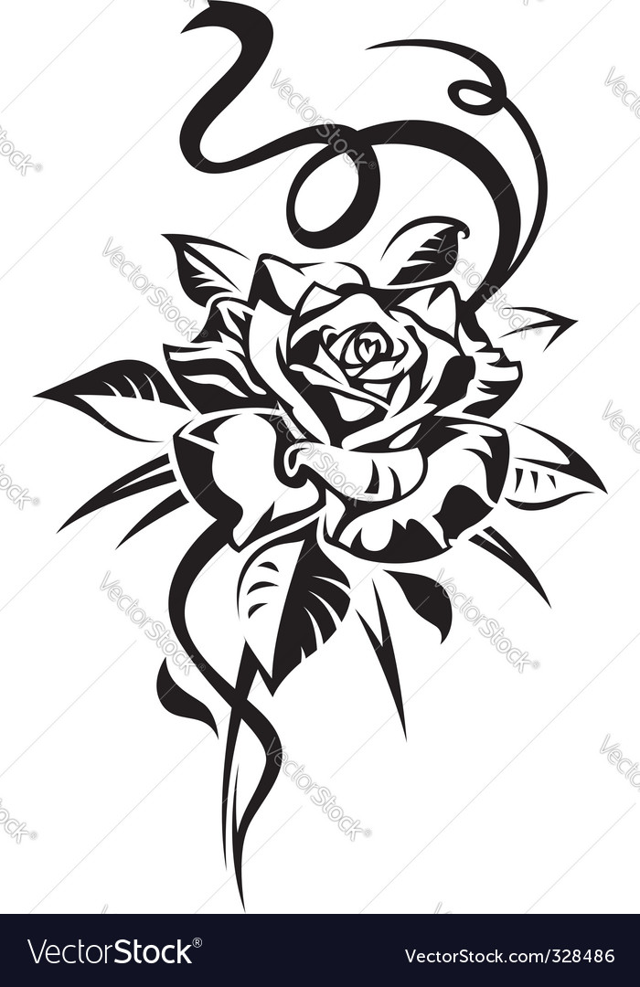 Rose Royalty Free Vector Image - VectorStock