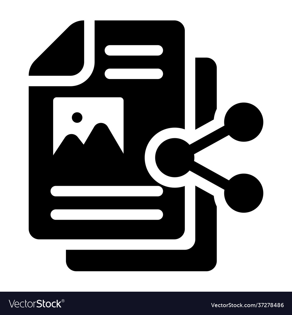 Share content Royalty Free Vector Image - VectorStock