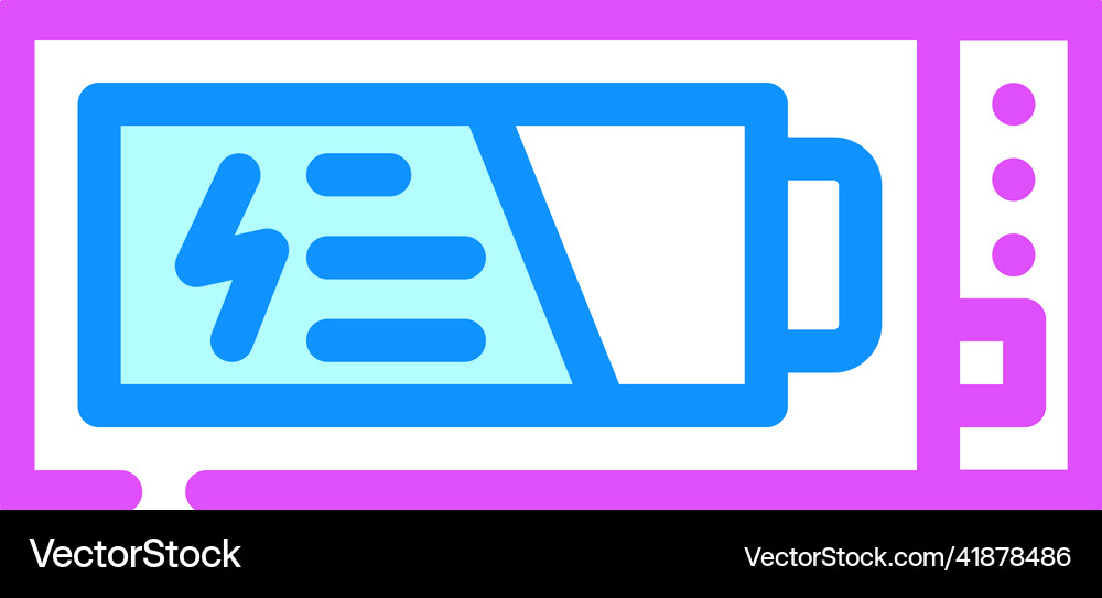 Uninterruptible power supply color icon Royalty Free Vector