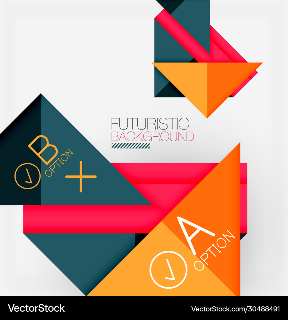 Abstract background geometric business Royalty Free Vector