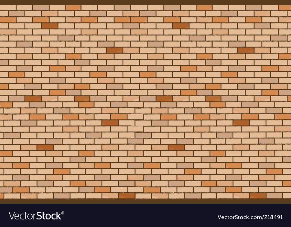 Brick wall Royalty Free Vector Image - VectorStock