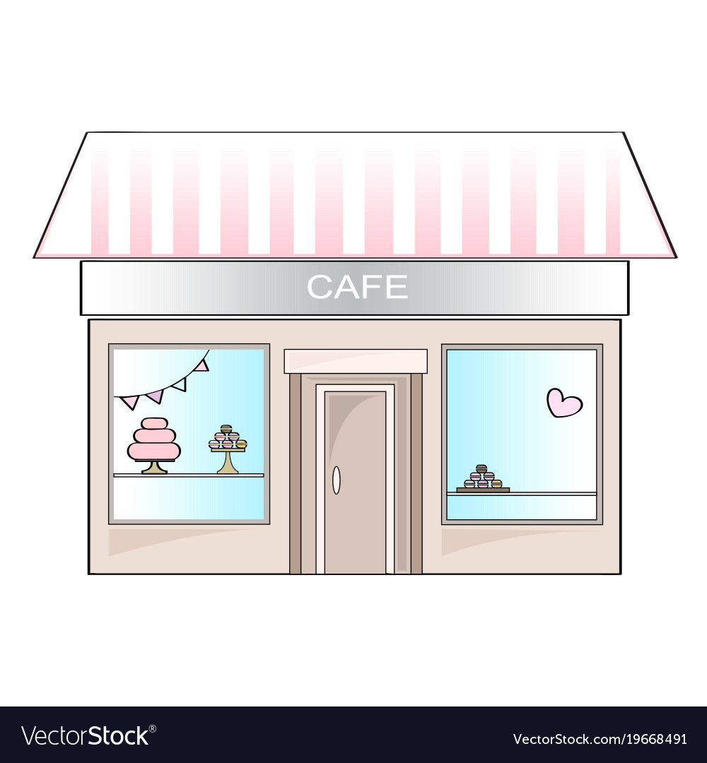 Cafe Royalty Free Vector Image - VectorStock