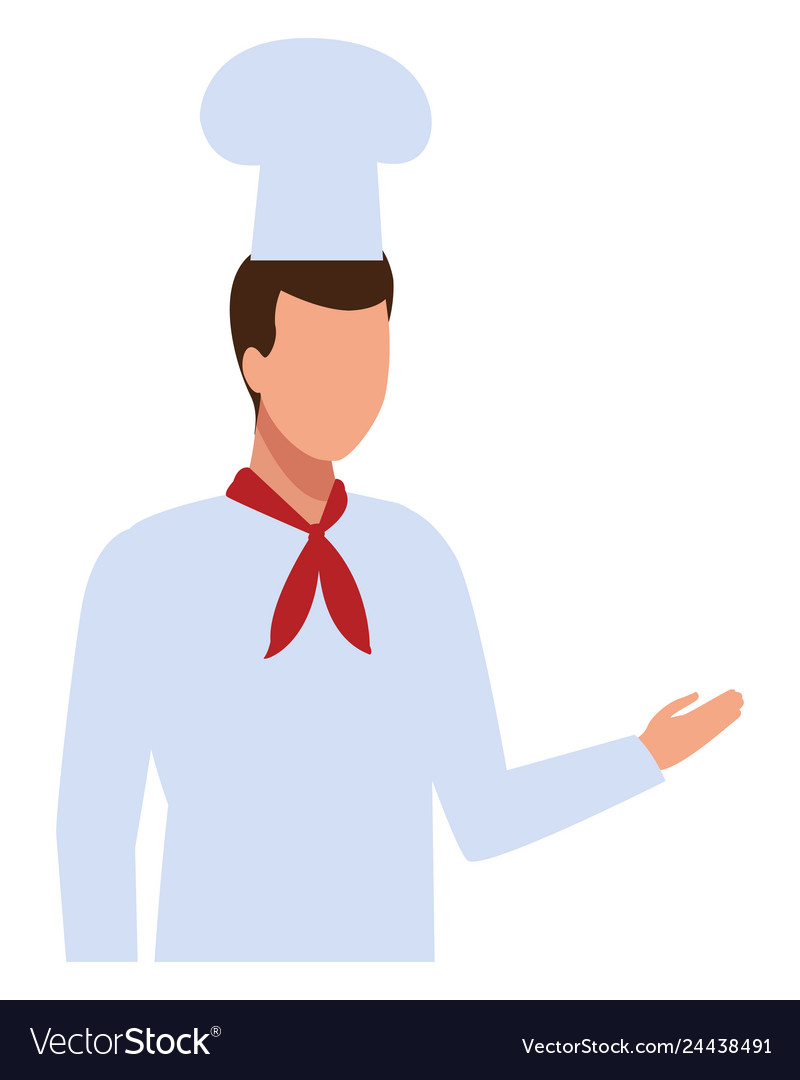 Chef worker avatar Royalty Free Vector Image - VectorStock