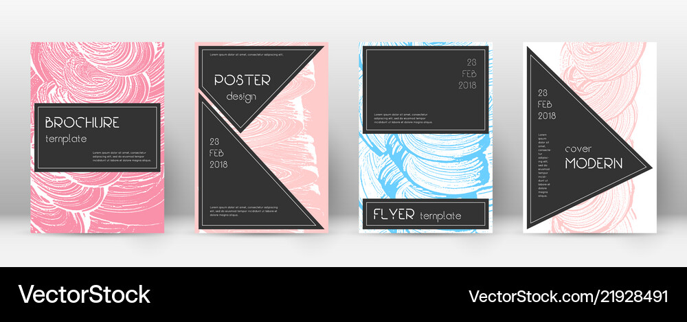 Cover page design template Royalty Free Vector Image