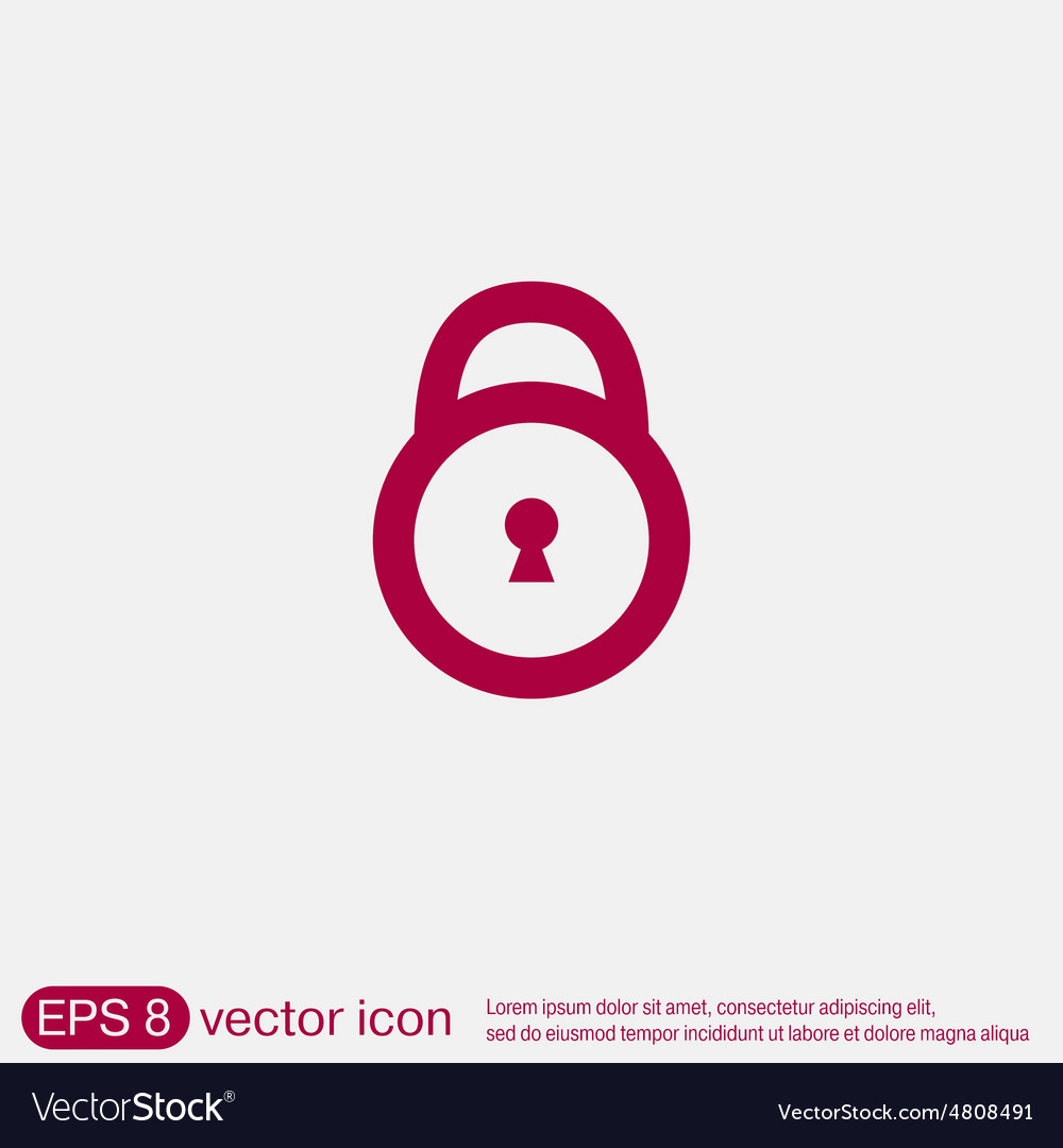 Padlock Royalty Free Vector Image - VectorStock