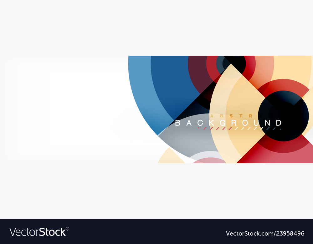 Modern circle background Royalty Free Vector Image