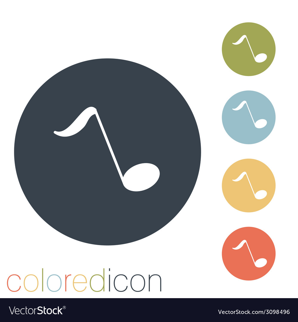 Musical note Royalty Free Vector Image - VectorStock