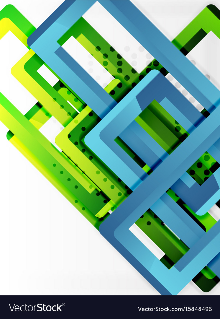 Rectangle tube elements background Royalty Free Vector Image