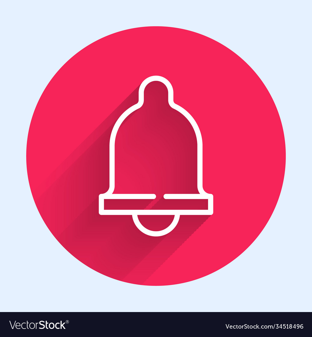 White Line Motion Sensor Icon Isolated With Long Vector Image
