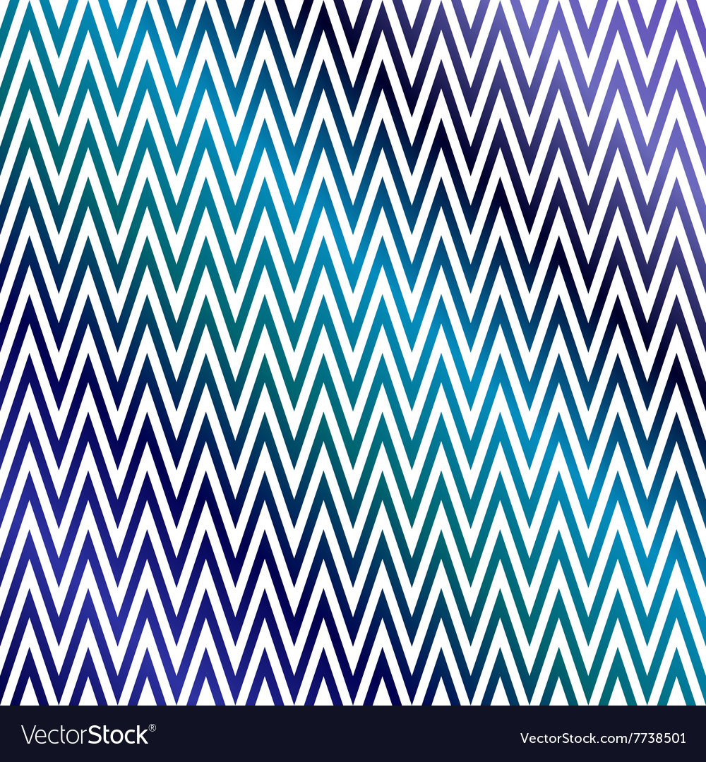 Blue colorful chevron pattern background Vector Image