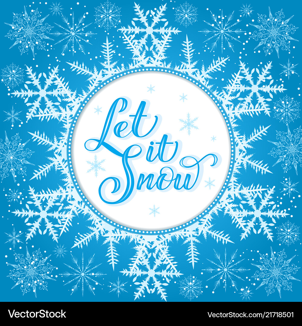 Christmas calligraphy hand drawn lettering let Vector Image