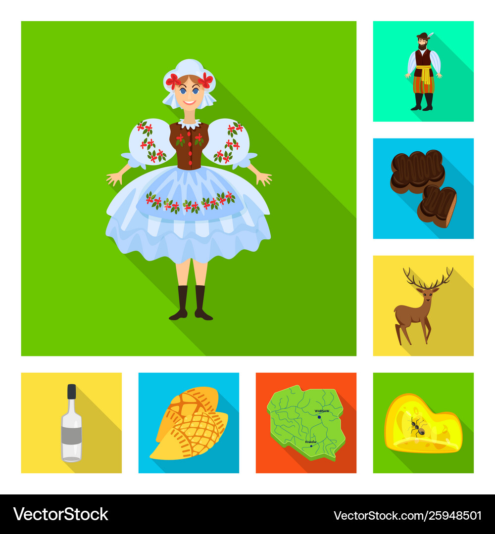 Isolated object traditional and tour symbol Vector Image