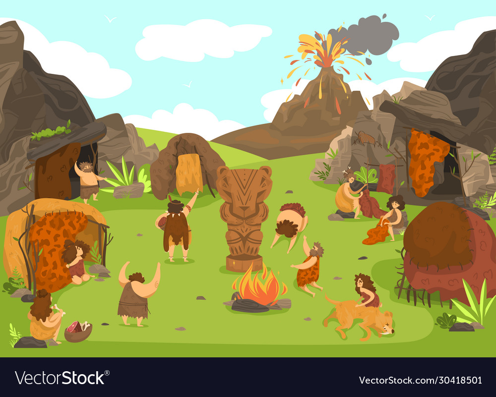 Neolithic People Clipart