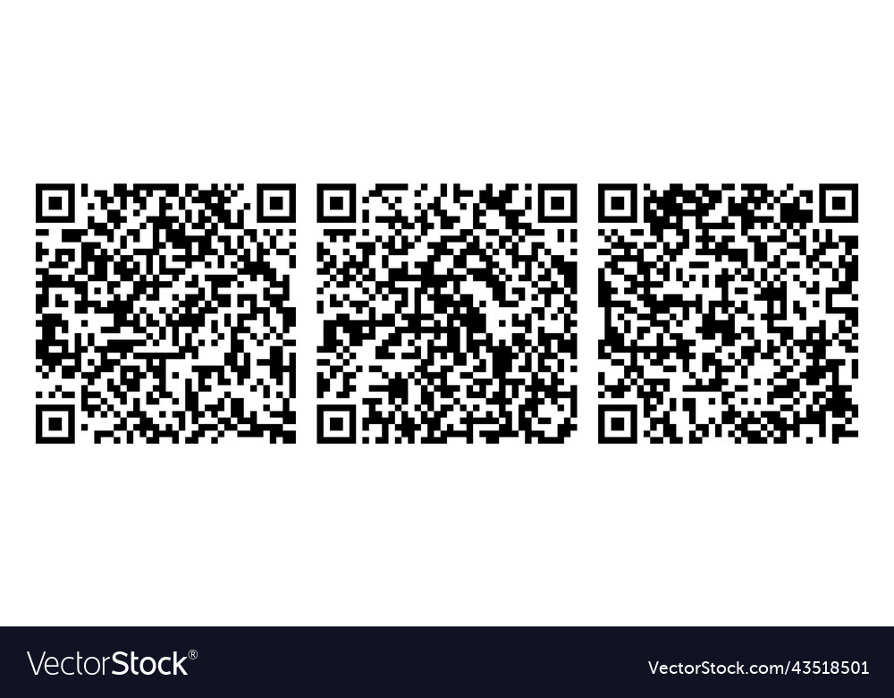 Qr code Royalty Free Vector Image - VectorStock