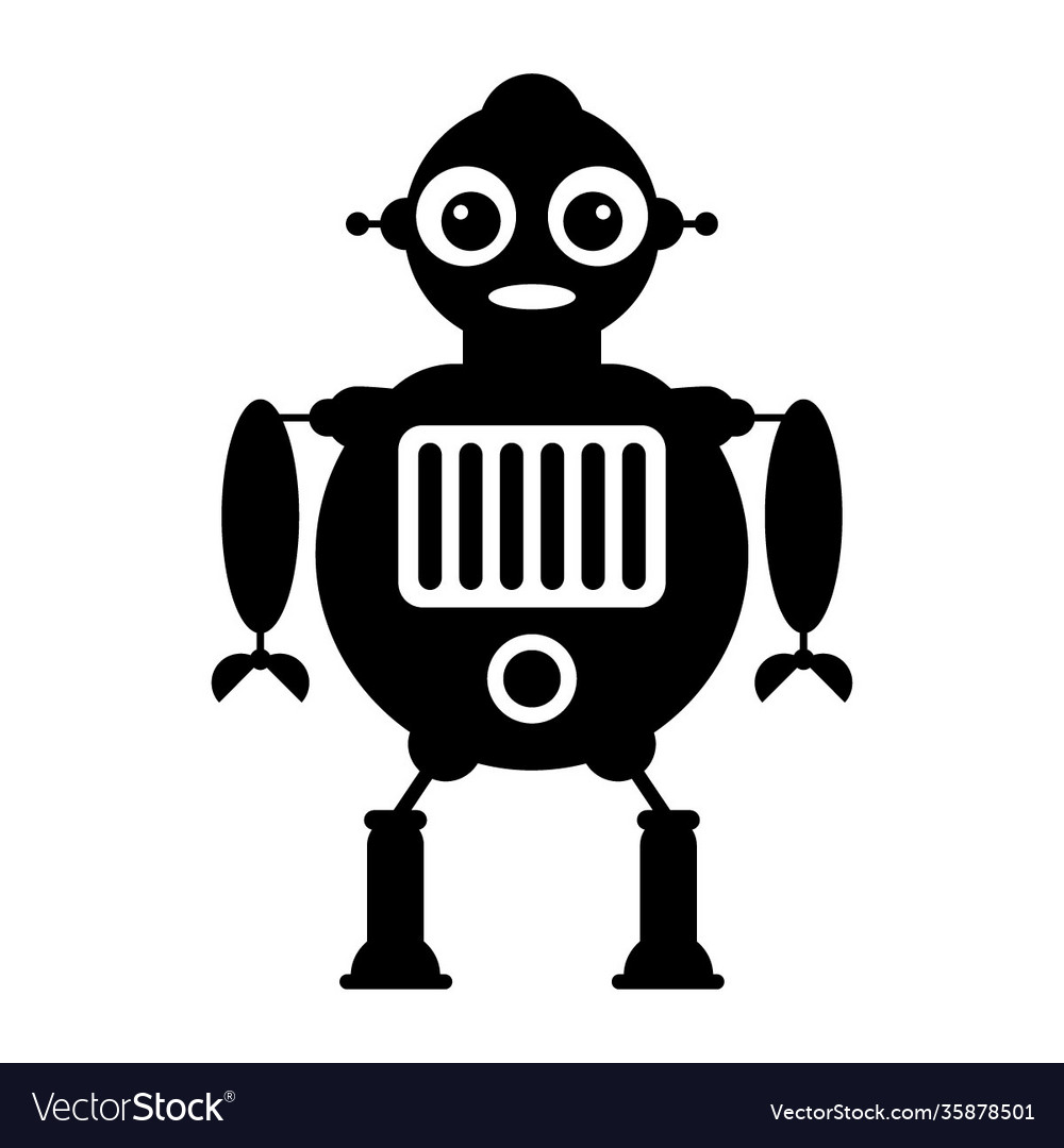 Robot Execution Royalty Free Vector Image Vectorstock
