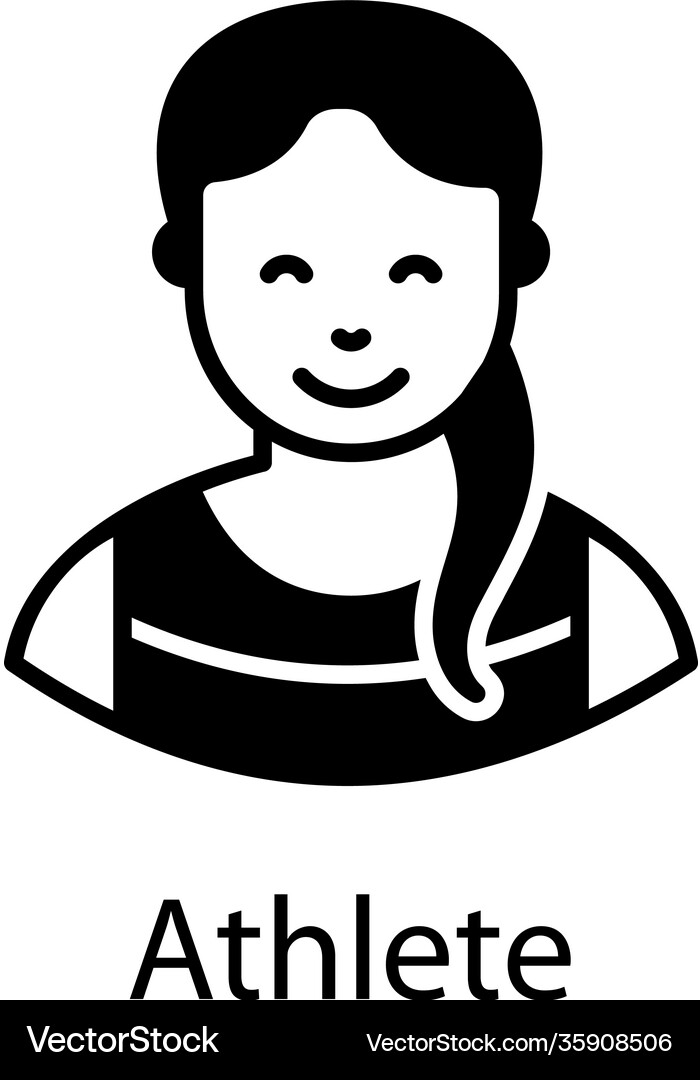 Athlete Royalty Free Vector Image - VectorStock