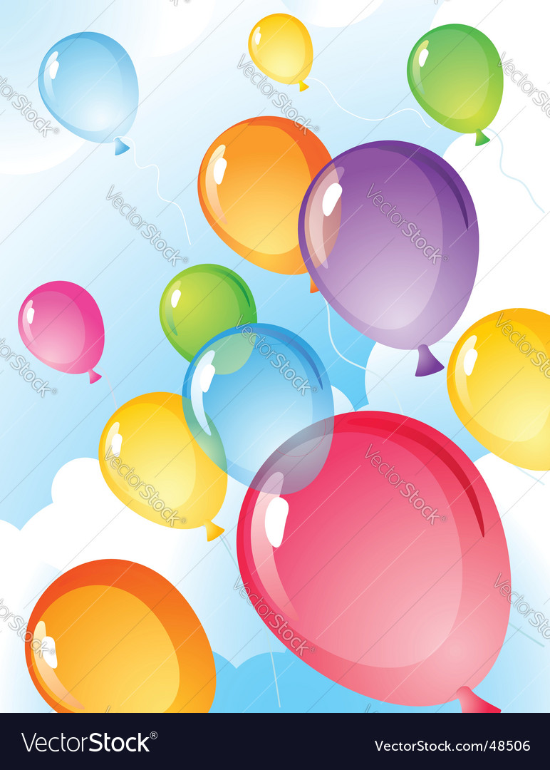 Balloons Royalty Free Vector Image - VectorStock