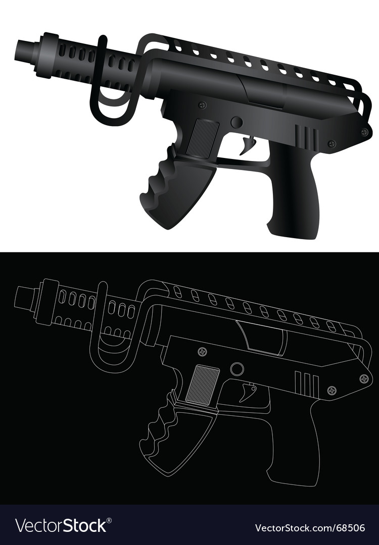 Gun Royalty Free Vector Image - VectorStock