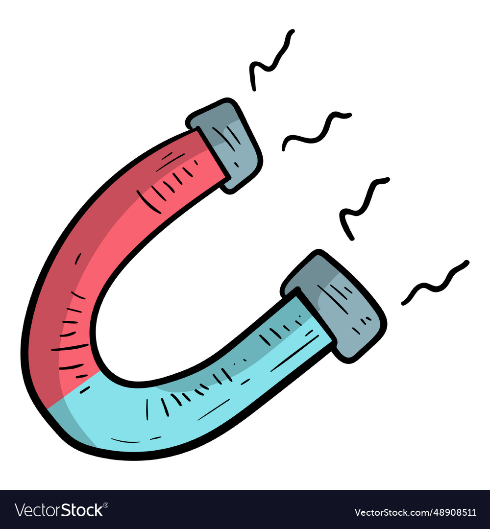 Magnet flat Royalty Free Vector Image - VectorStock