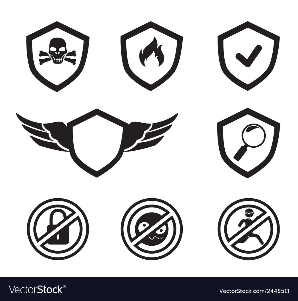 Security system over white background Royalty Free Vector