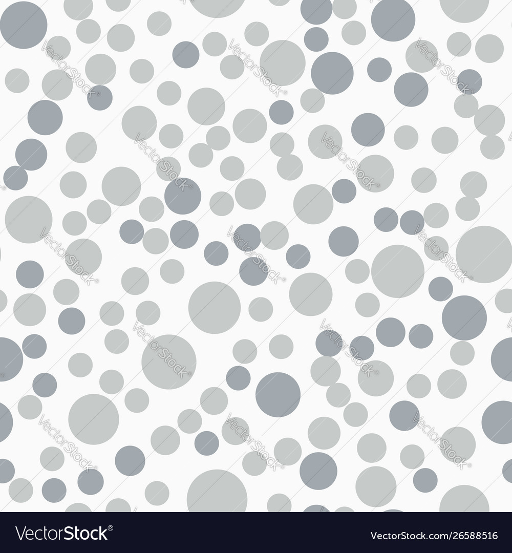 Abstract simple circles seamless pattern Vector Image
