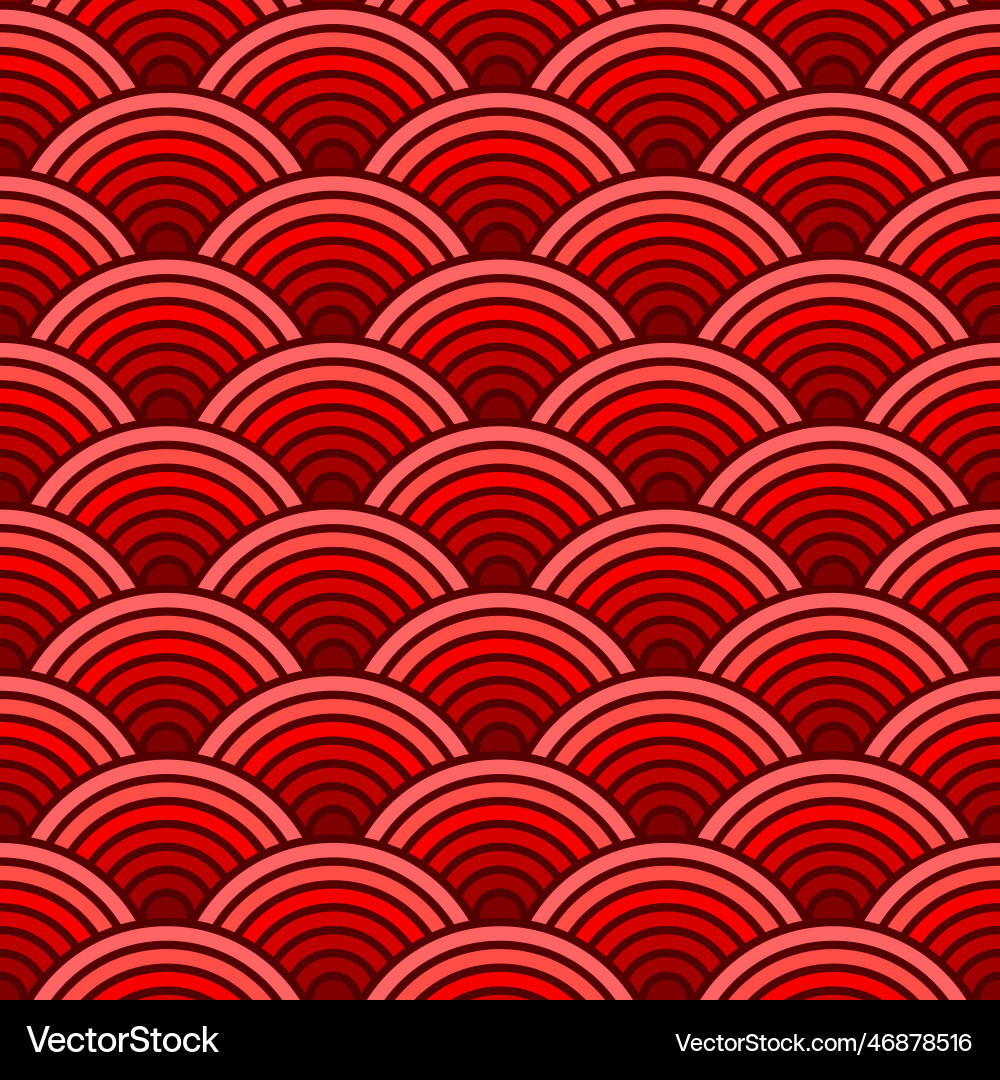 Colorful chinese and japanese seamless pattern Vector Image