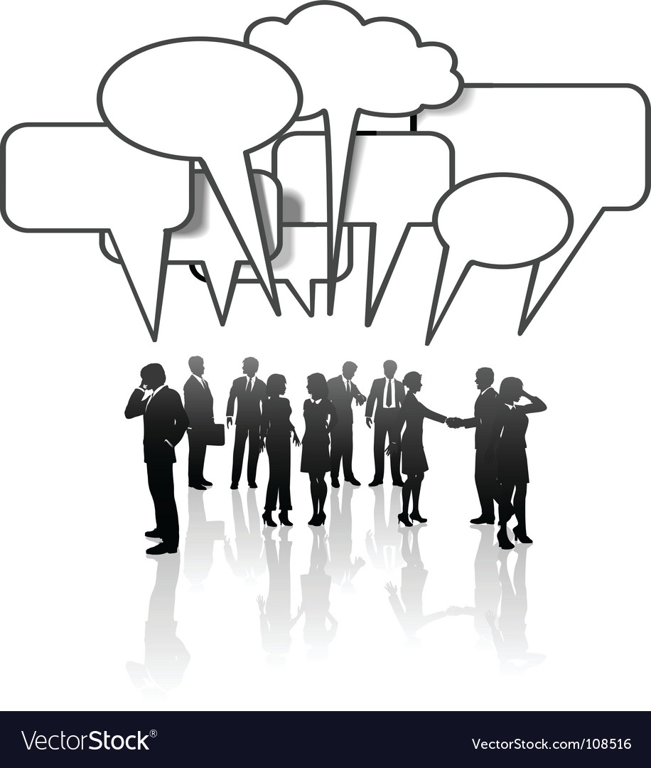 Communication network Royalty Free Vector Image