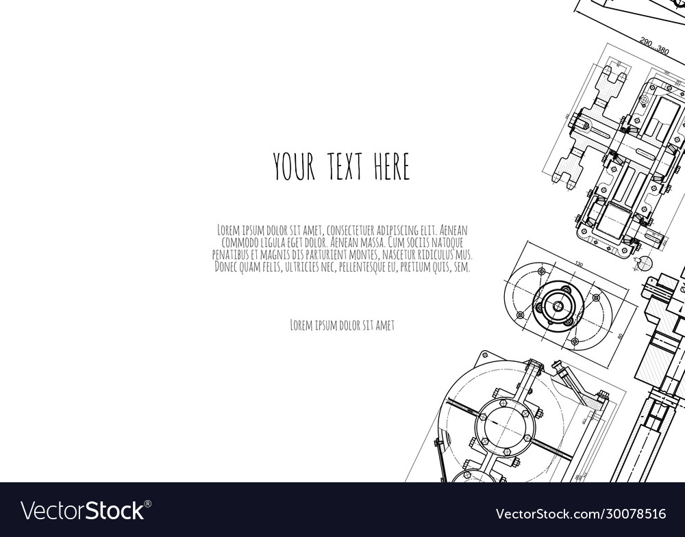 Engineering backgrounds mechanical Royalty Free Vector Image