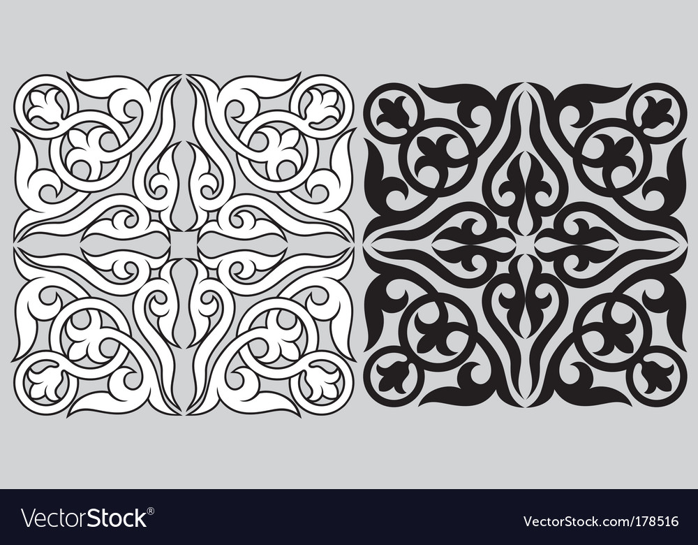 Kazakh pattern Royalty Free Vector Image - VectorStock