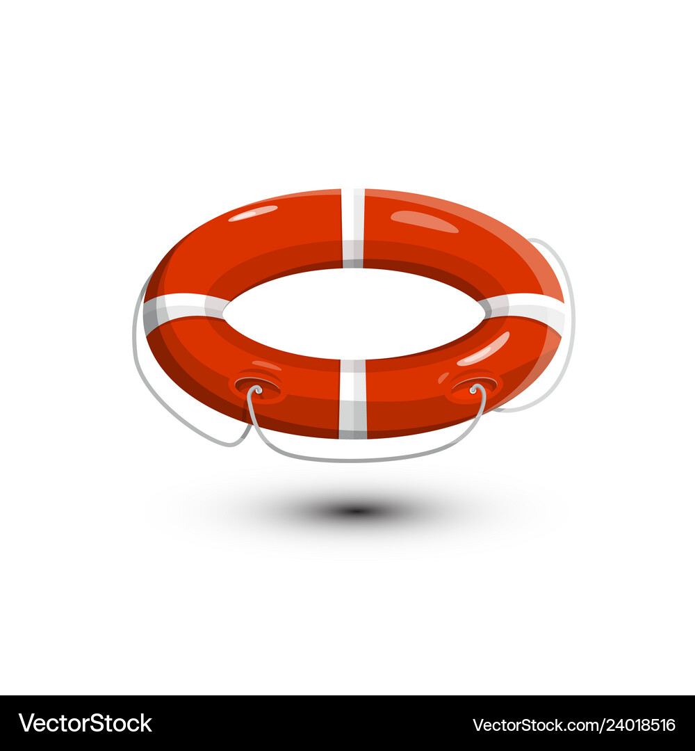 Lifeboy symbol isolated on white background save Vector Image