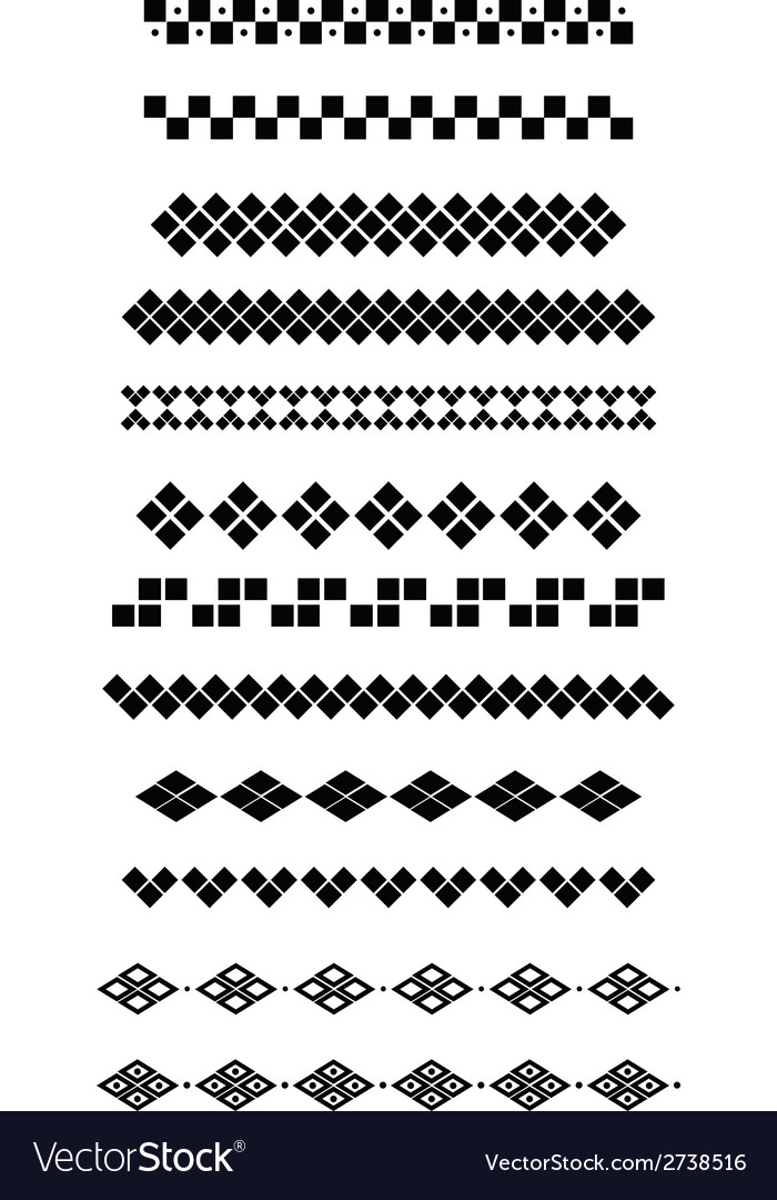 Text borders Royalty Free Vector Image - VectorStock