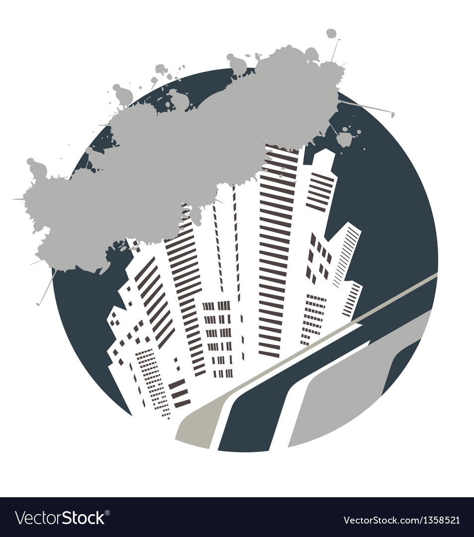 City Royalty Free Vector Image - VectorStock