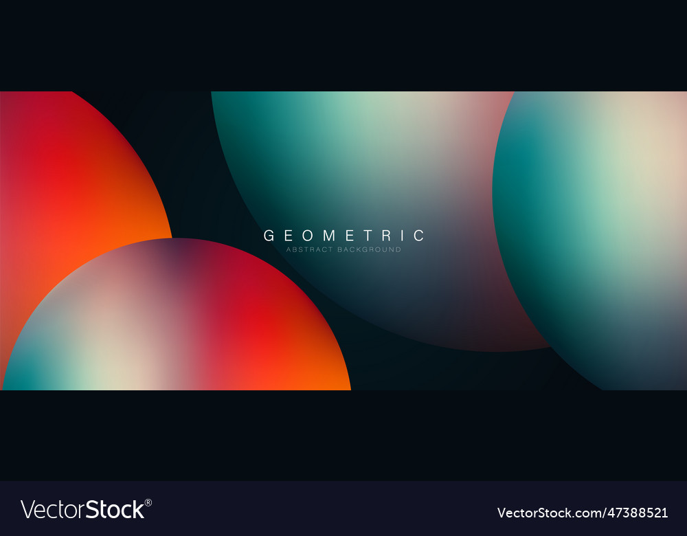 Geometric abstract background trendy gradient Vector Image