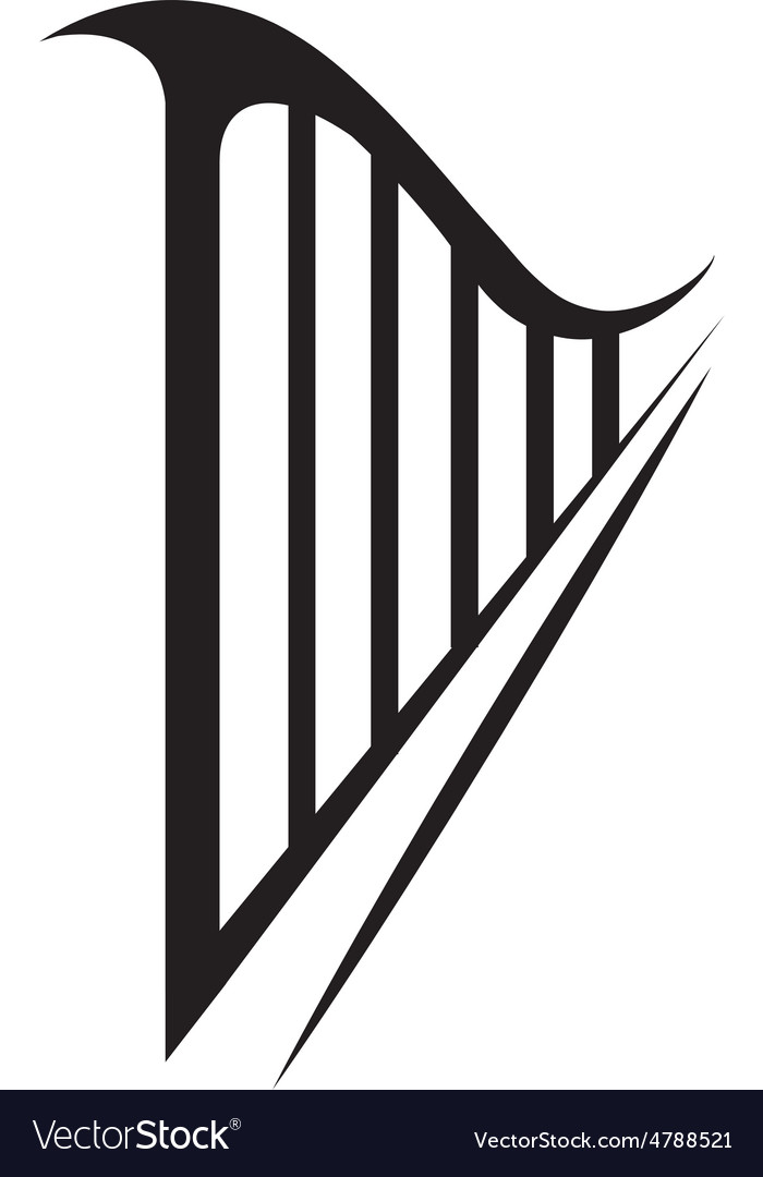 Harp Royalty Free Vector Image - VectorStock