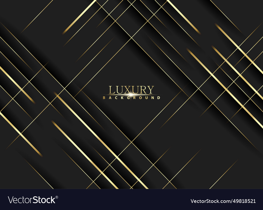Premium background abstract luxury pattern gold Vector Image