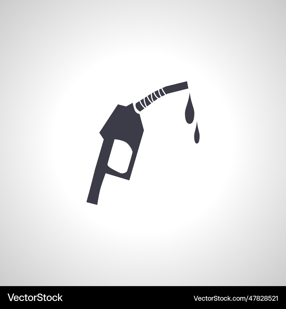 Refueling gun icon gasoline pump fuel sign Vector Image