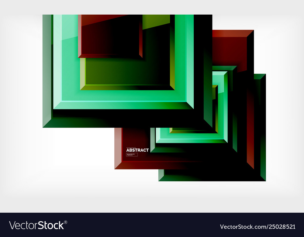 Square geometric background Royalty Free Vector Image